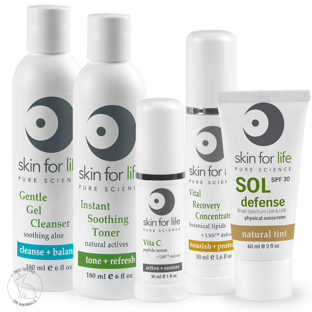 Sensitive Skincare Kit Temporary & Chronic Sensitivities Healthy Skin