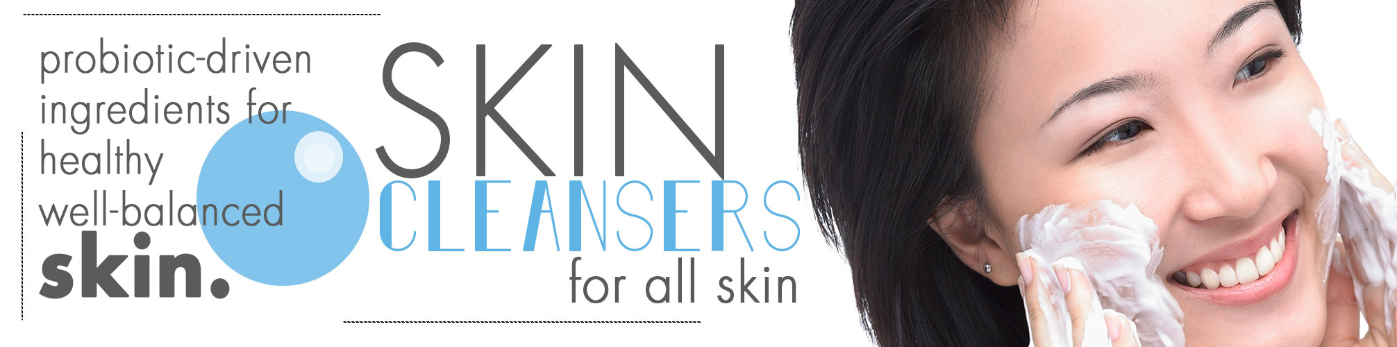 Pure Probiotic Facial Cleansers Sensitive, Dry & Oily Skin Conditions