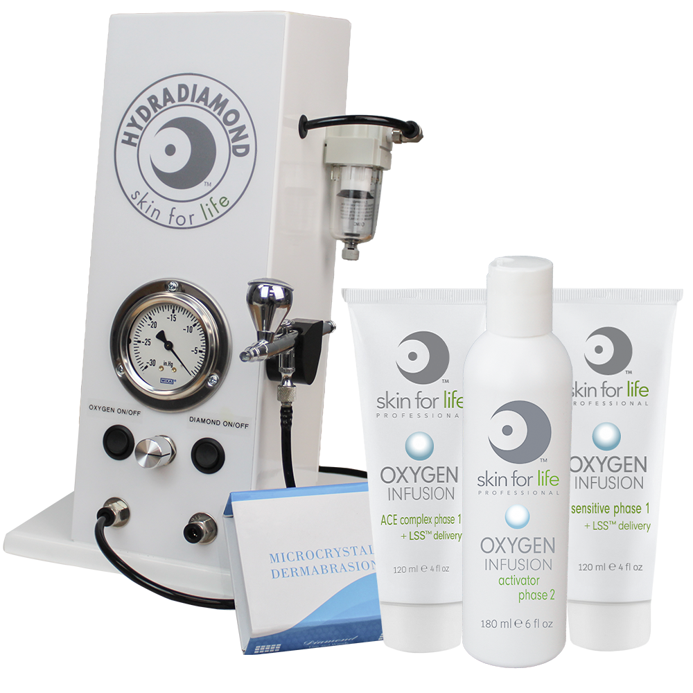 HYDRA-DIAMOND Microdermabrasion Machine plus O2 Skincare